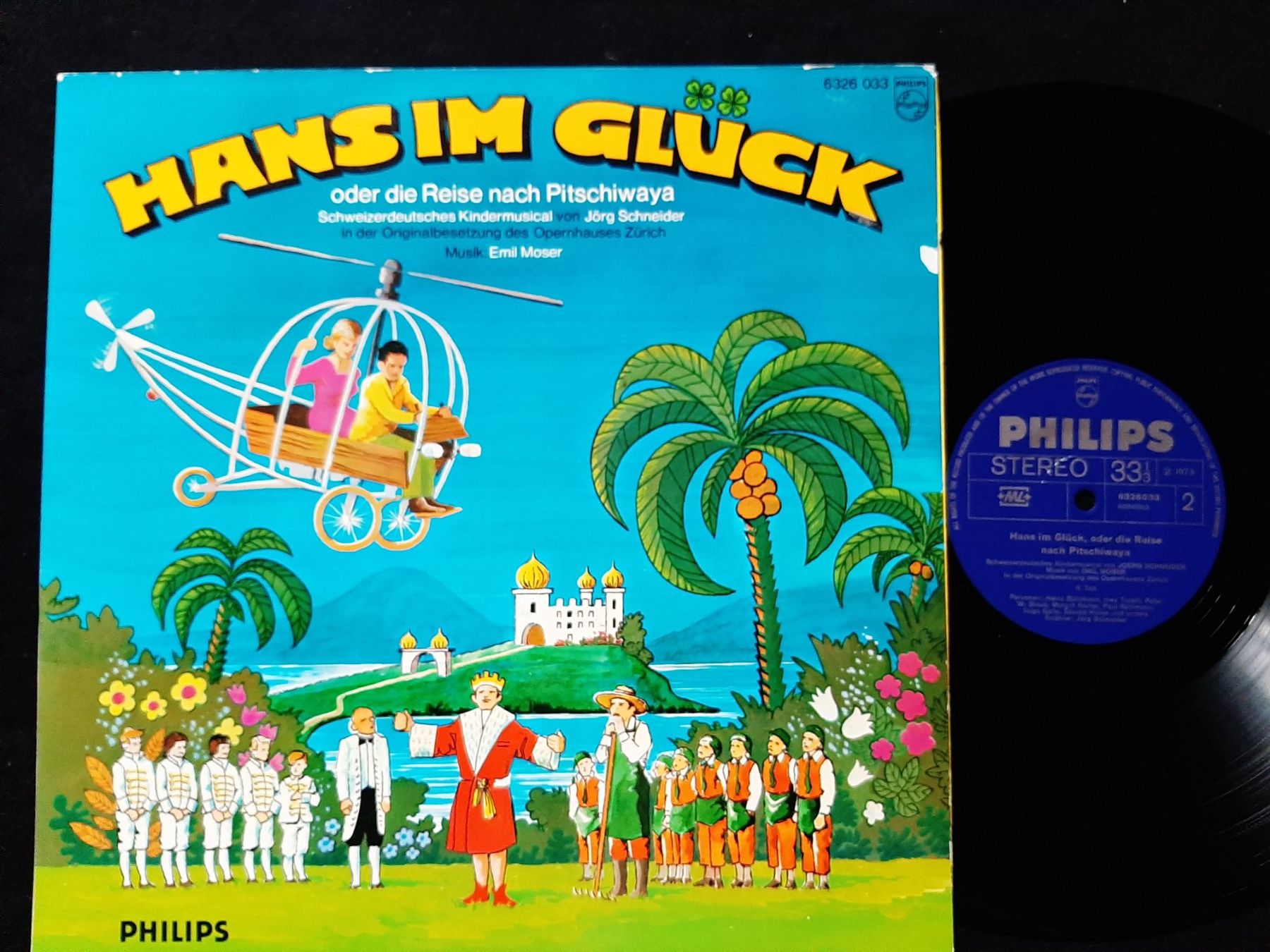 CH LP: Jörg Schneider: Hans im Glück Kindermusic, Emil Moser (Gebraucht ...