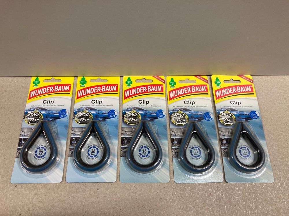 Posten Autoduft Wunderbaum Clip „New Car“ (5x) (Neu und ...