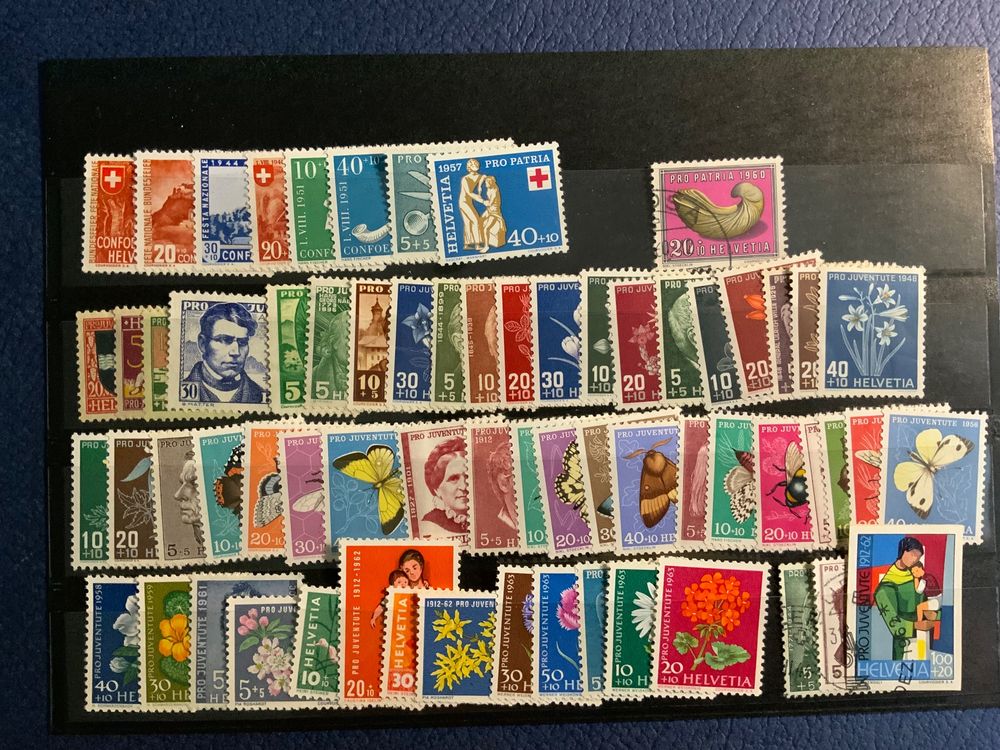 Briefmarken Schweiz Restsammlungen Juventute/Patria */**/O (Neu (gemäss Beschreibung)) in ...
