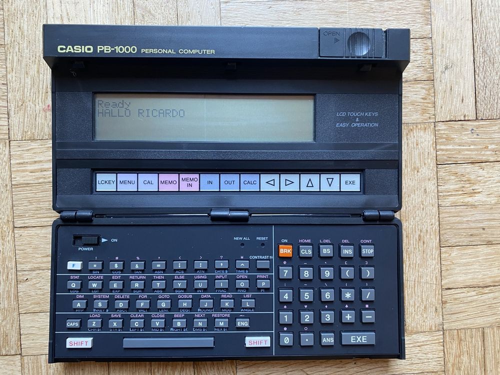 Casio PB-1000 Pocket Computer aus 1986 (Gebraucht) in für CHF 110 – mit ...