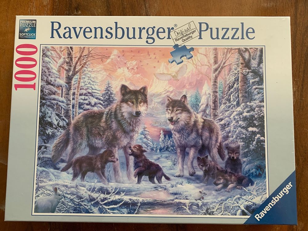 Ravensburger Puzzle Neu mit Wolffamilie 1000 Teile (Neu und originalverpackt) in Hirschthal für ...