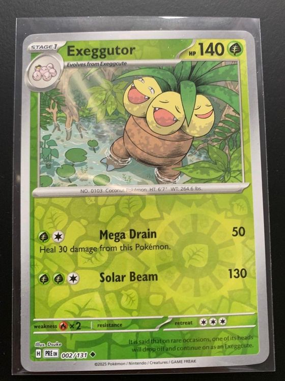 Pokemon Exeggutor Reverse holo 2/131EN, Prismatic Evolutions | Kaufen ...