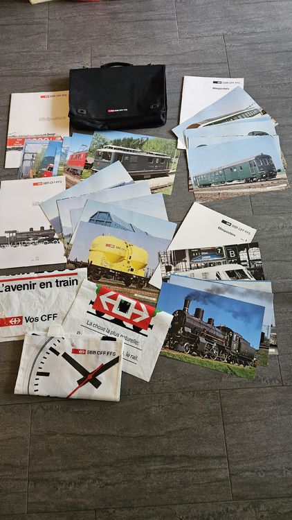 Konvolut Poster SBB CFF SBB Cargo Eisenbahn Zug Bahn Vintage (Gebraucht ...