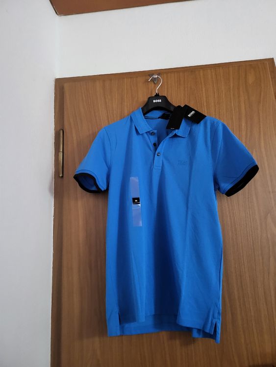 Polo Hugo Boss bleu neuf avec étiquette, Taille M 😎 (Neuf (Voir ...