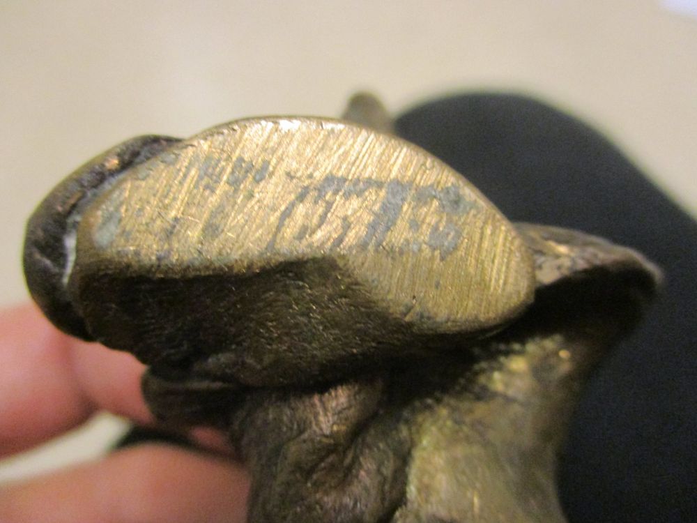 Bronze-Skulptur Paar beim Akt / Ringkampf (?) Kunst arte art (Gebraucht ...