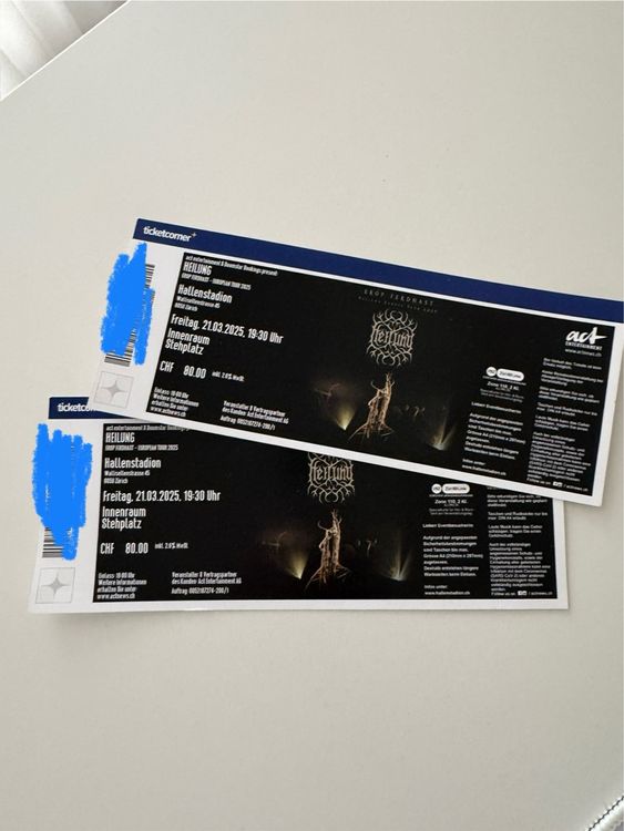 Heilung - 2 Tickets - Hallenstadion Zuerich 21/03 Zürich (Neu (gemäss ...