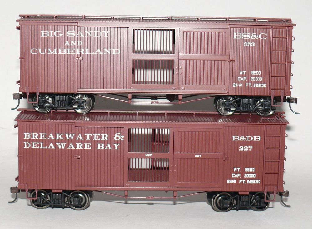 Spectrum Spur On30: 2 Ventilated Box Cars (Neu und originalverpackt) in ...