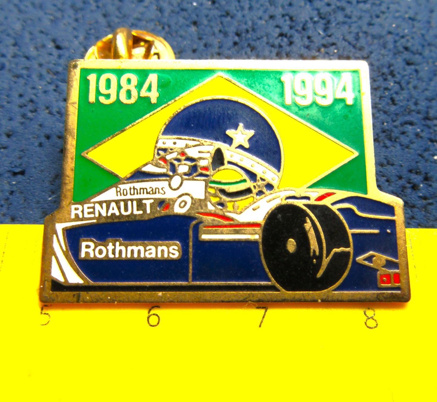 RENAULT ROTHMANS FORMEL1 RACING TEAM LOGO PIN 1984-1994 OLDI (Gebraucht ...