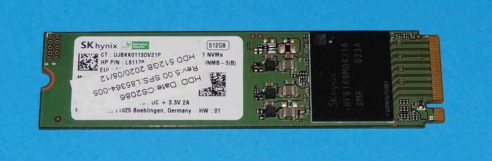 SKhynix NVMe SSD 512 GB (Gebraucht) in Bern für CHF 25 – mit Lieferung ...