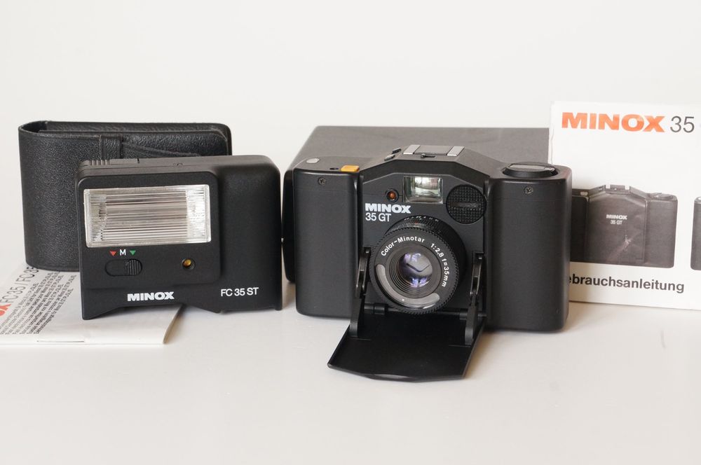 Minox 35 GT mit Blitz Minox FC 35 ST Kleinbild-Sucherkamera (Gebraucht ...