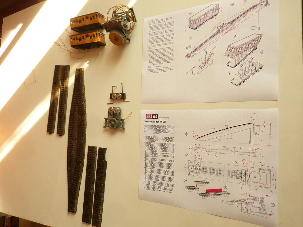 BRAWA 6310 STANDSEILBAHN GETESTET KEIN OVP " RARITÄT " H0(D) (Gebraucht ...