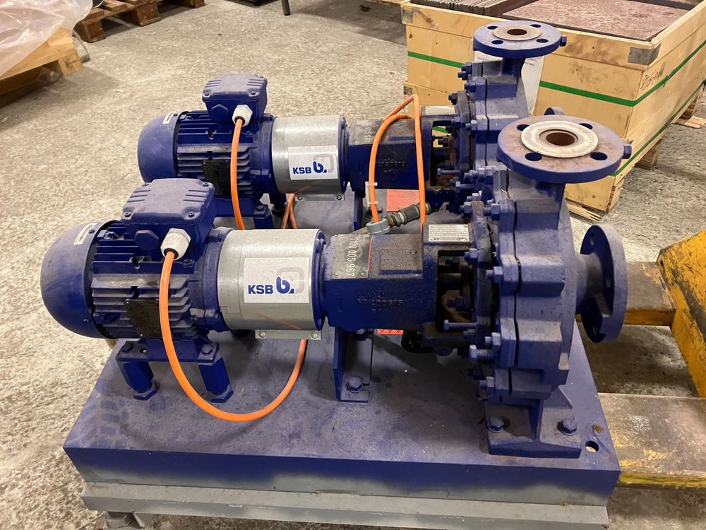 668. KSB Kreiselpumpen Duo auf Metallgestell ab 1.- | Kaufen auf Ricardo