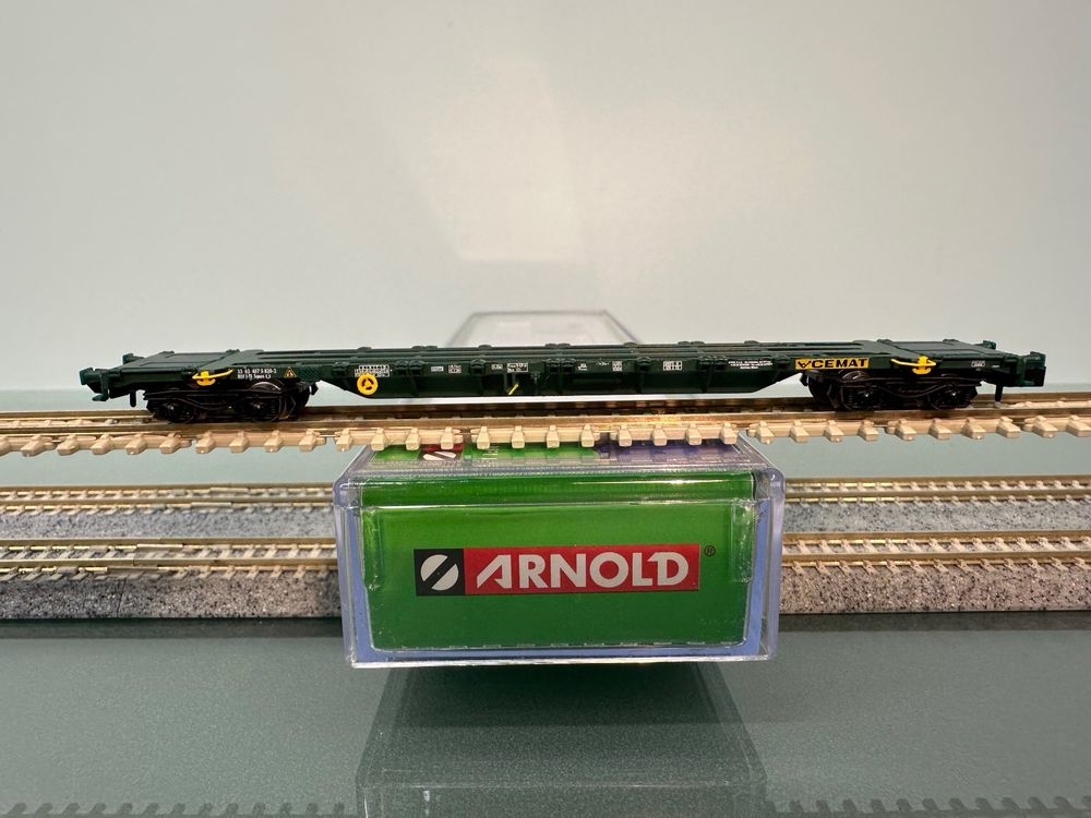 Arnold N Cemat Sgnss Containertragwagen – Spur N (Gebraucht) in Bülach ...