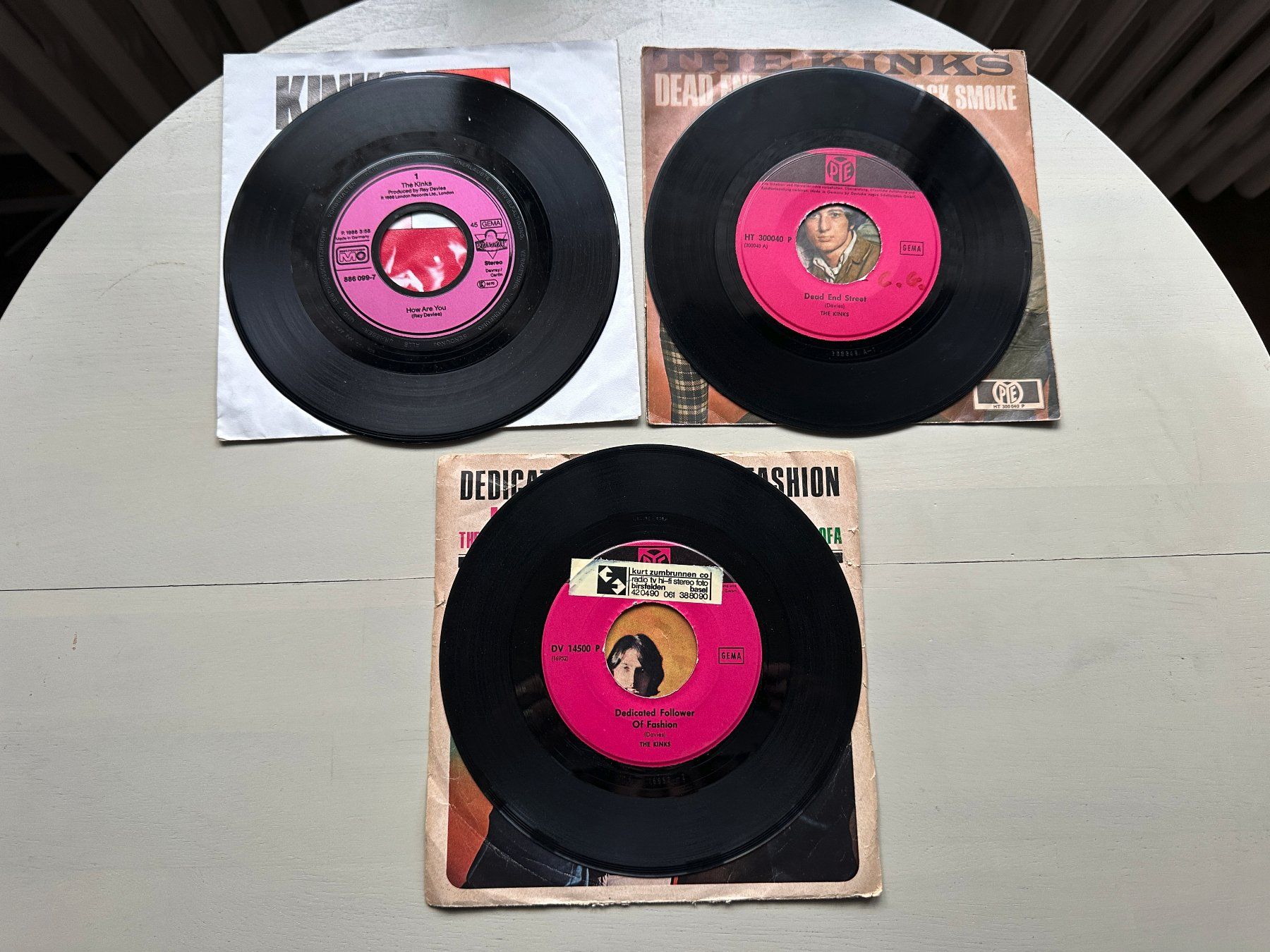 KINKS RAY DAVIES DAVID tolle rare Singles Dead end street (Gebraucht ...