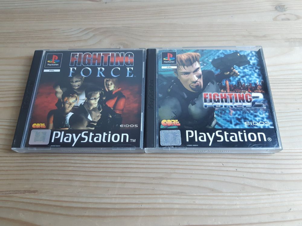 Fighting Force 1 + Fighting Force 2 / 2 PS1 Games (Gebraucht) in Welschenrohr für CHF 38 – mit ...