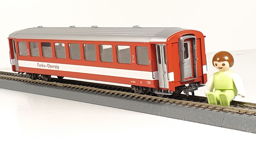 Bemo H0m Furka Oberalp 2.Kl. Persohnenwagen Länge 18,5cm (Gebraucht) in Wigoltingen für CHF 31 ...
