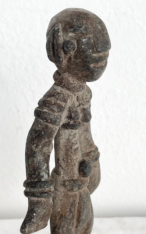 Rarität ausdrucksstarke Benin Bronze Skulptur Höhe 12 cm (Gebraucht) in ...