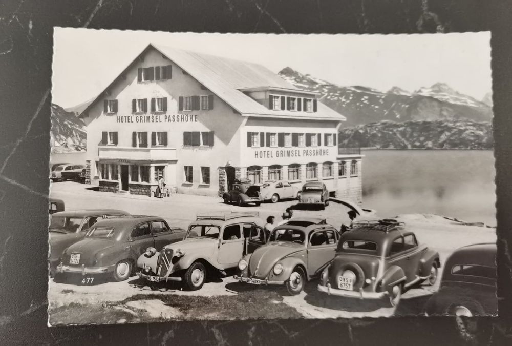 alte AK, Hotel Grimsel Passhöhe, gelaufen ( (Gebraucht) in Kaiseraugst für CHF 4 – mit Lieferung ...