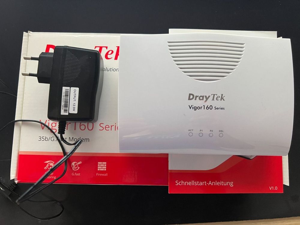 DrayTek Vigor 166 G.Fast/Supervectoring/VDSL Modem | Kaufen auf Ricardo