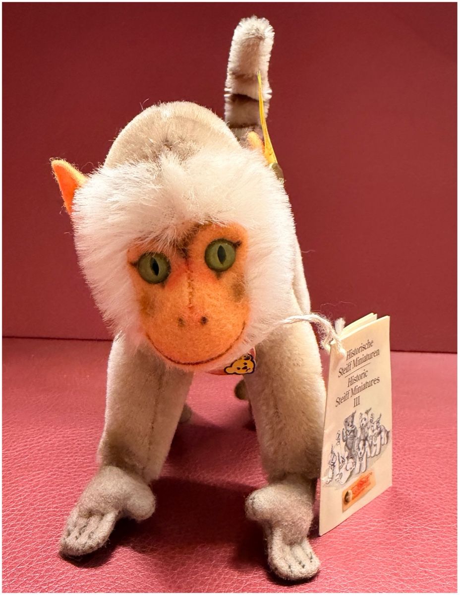 Original Steiff Pavian Coco - Historische Miniaturen III (Neu (gemäss ...
