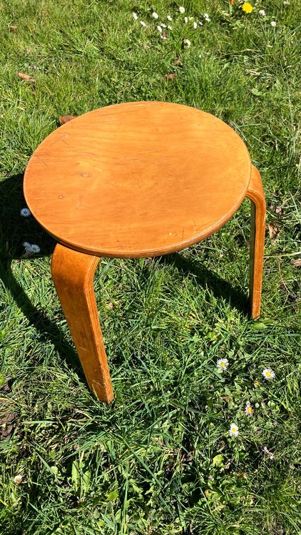 Horgen Glarus design Tabouret vintage bois Hocker | Kaufen auf Ricardo