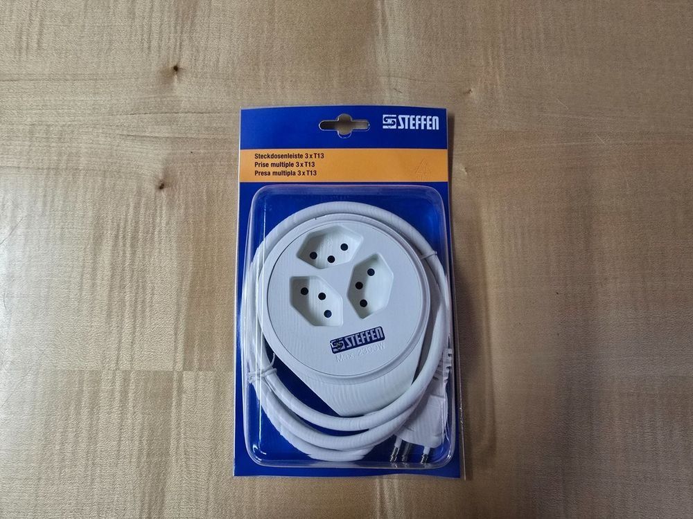 neue Steffen Steckdosenleiste 3xT13 in weiss ab 1.- (Neu und ...