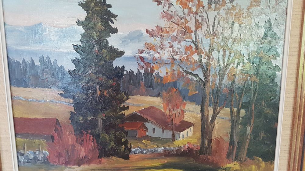 Tableau - peinture signée R. Colliard 1984 (Gebraucht) in Villiers für ...