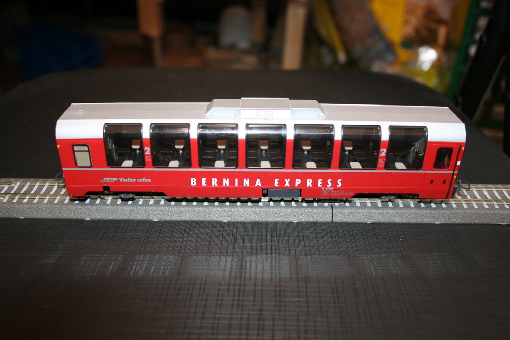 Bemo 3294 105 RhB Bernina Express Panoramawagen B 2505 (Gebraucht) in Bavois für CHF 110 – mit ...