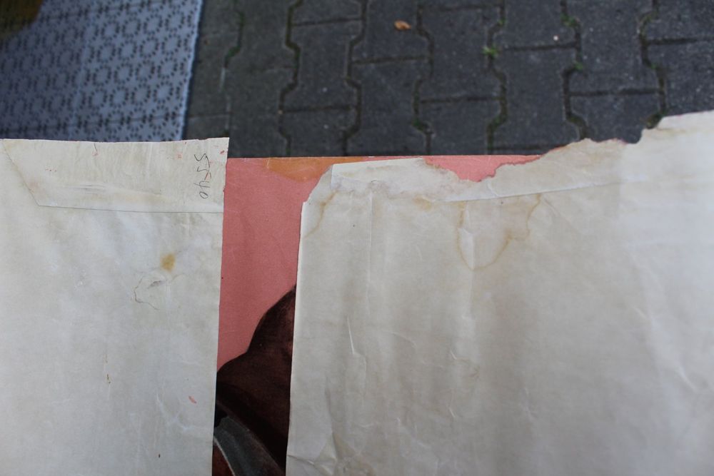 1 stück Plakat 128 x90 Ja zu AHV H.Erni 1947 (Defekt) in Gebenstorf für ...