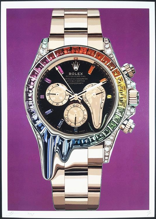 Death NYC Ltd Ed Graffiti Pop Art Druck " Rolex Daytona | Kaufen auf ...