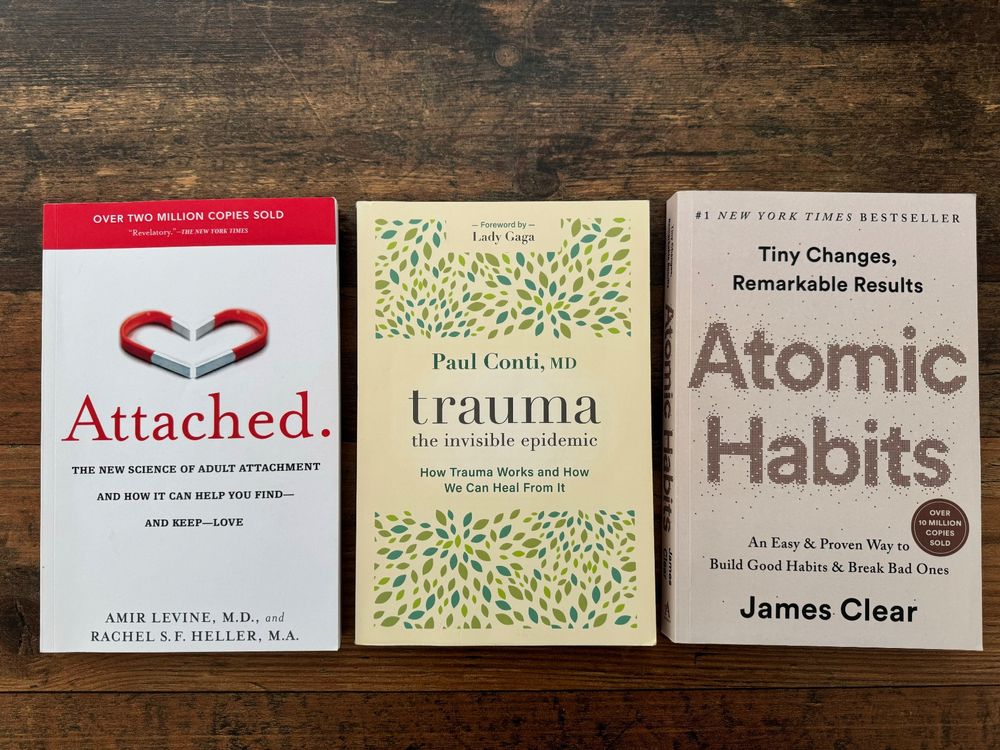 TRIO: Attached, Trauma, Atomic habits (ENG) (Gebraucht) in Genève für ...