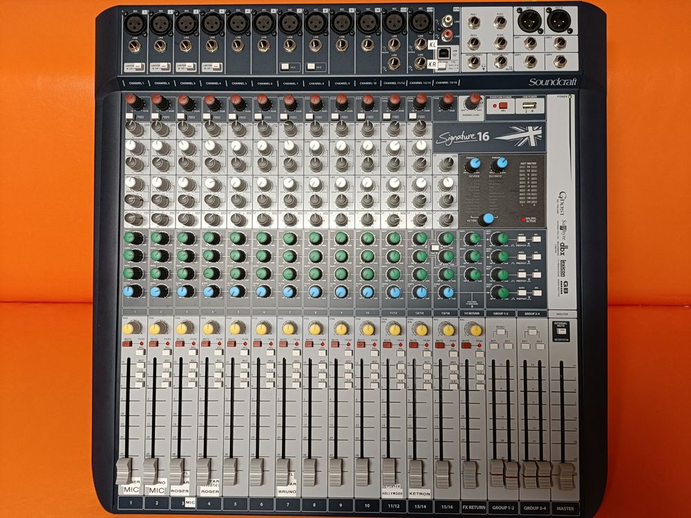 Soundcraft Signature 16 Analoger Mixer mit USB und FX (Gebraucht) in ...