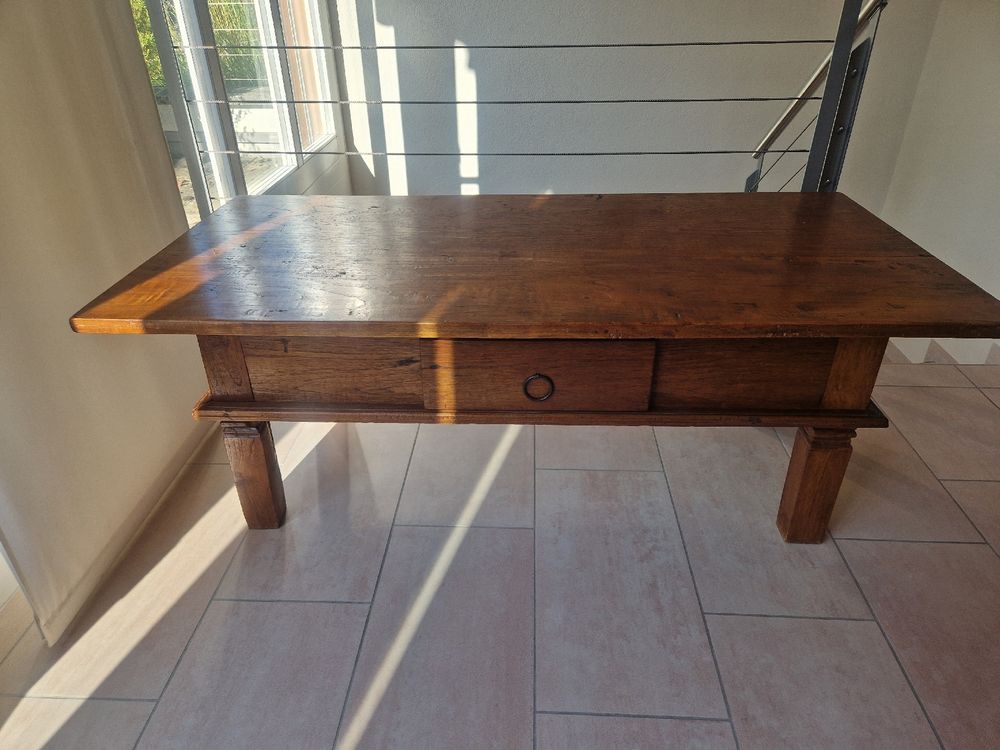 Antiker Holztisch mit Schublade (Gebraucht) in Gattikon für CHF 70 – nur Abholung auf Ricardo kaufen
