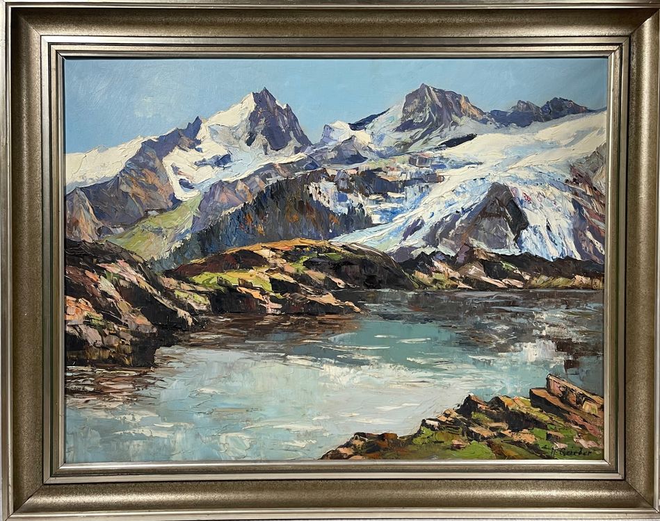 H. GRIEDER Berglandschaft Gemälde (Gebraucht) in für CHF 435 – mit ...