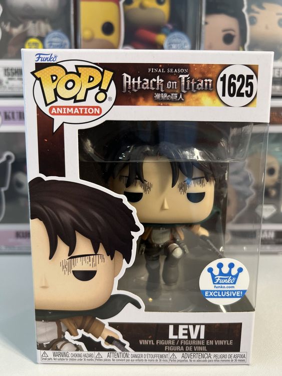 Funko POP! L’Attaque des Titans Captain Levi with Swords Lim (Neu und originalverpackt) in Le ...