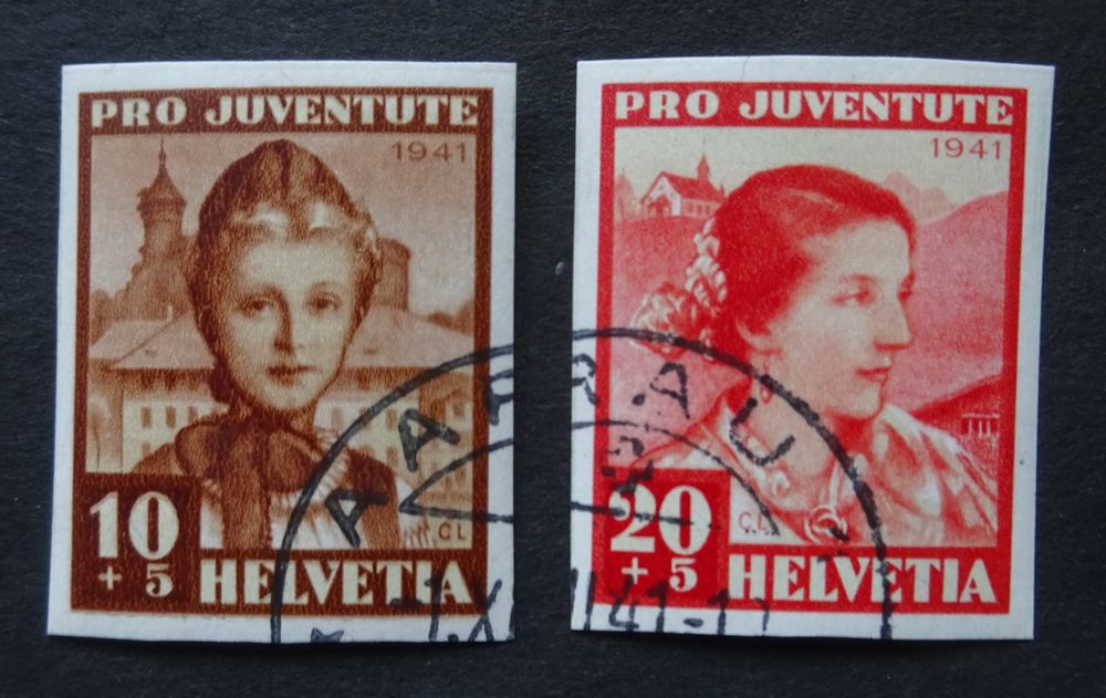 Ausschnitte PJ-Block 1941, ET-gest., SBK 400.00 ++ | Kaufen auf Ricardo