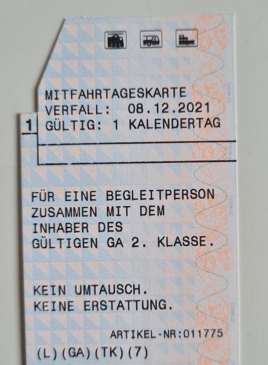Mitfahr tageskarte SBB CFF FFS GA AG | Kaufen auf Ricardo Mitfahr tageskarte SBB CFF FFS GA AG | Kaufen auf Ricardo