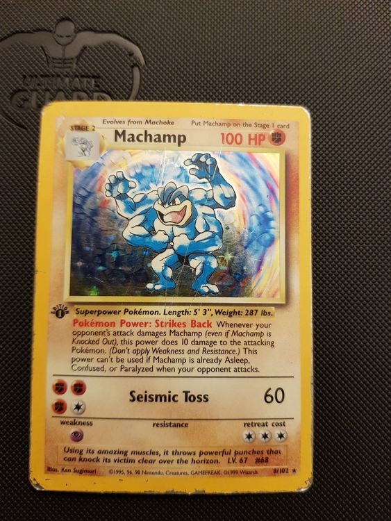 Pokemom 1st edition Machamp holo | Kaufen auf Ricardo