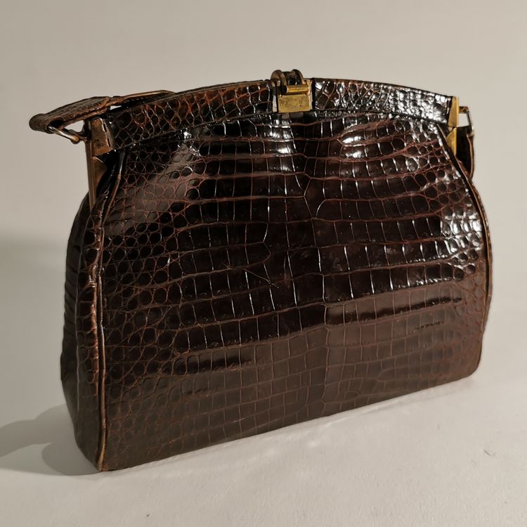 Alte Schlangen Leder Damen Tasche | Kaufen auf Ricardo