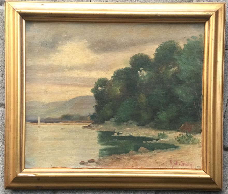 Johann Rudolf JENNY (1868-1938) See Landschaft Gemälde (Gebraucht) in ...