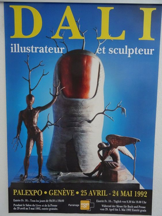 Original Plakat - SALVADOR DALI - Finger (Neu (gemäss Beschreibung)) in ...