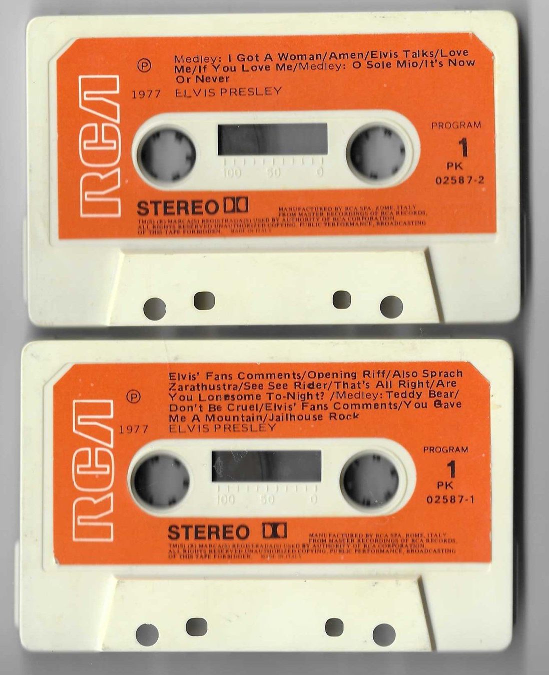 ELVIS PRESLEY - ELVIS IN CONCERT ( CASSETTE AUDIO ) (Usato) a Bex per ...