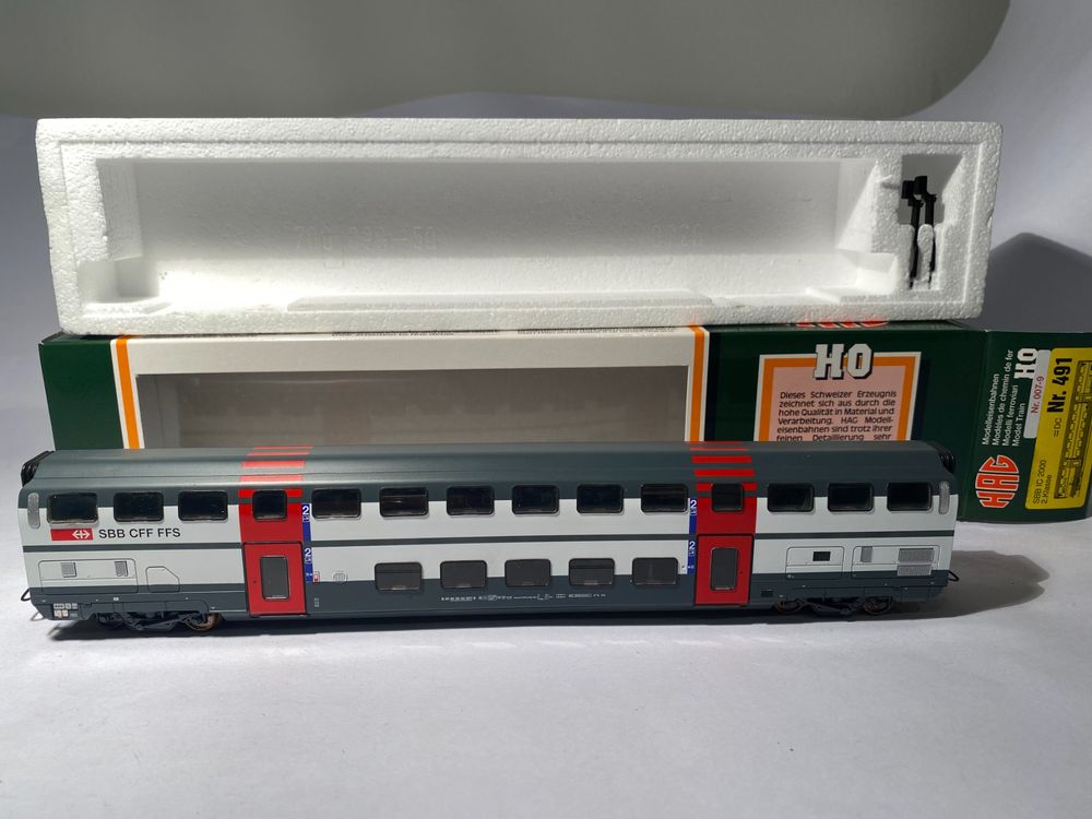 HAG SBB IC2000 2. Klasse Doppelstockwagen (DOSTO) Nr. 491 (Gebraucht ...
