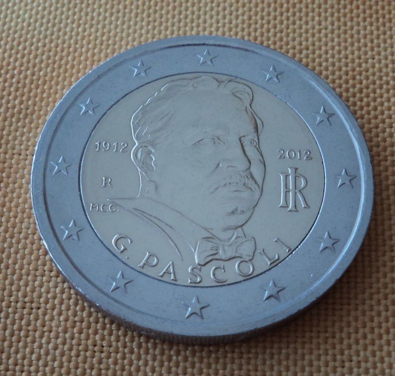 Italien: 2 Euro Sondermünze Pascoli 2012, SS. (Gebraucht) in Basel für CHF 3 – mit Lieferung auf ...