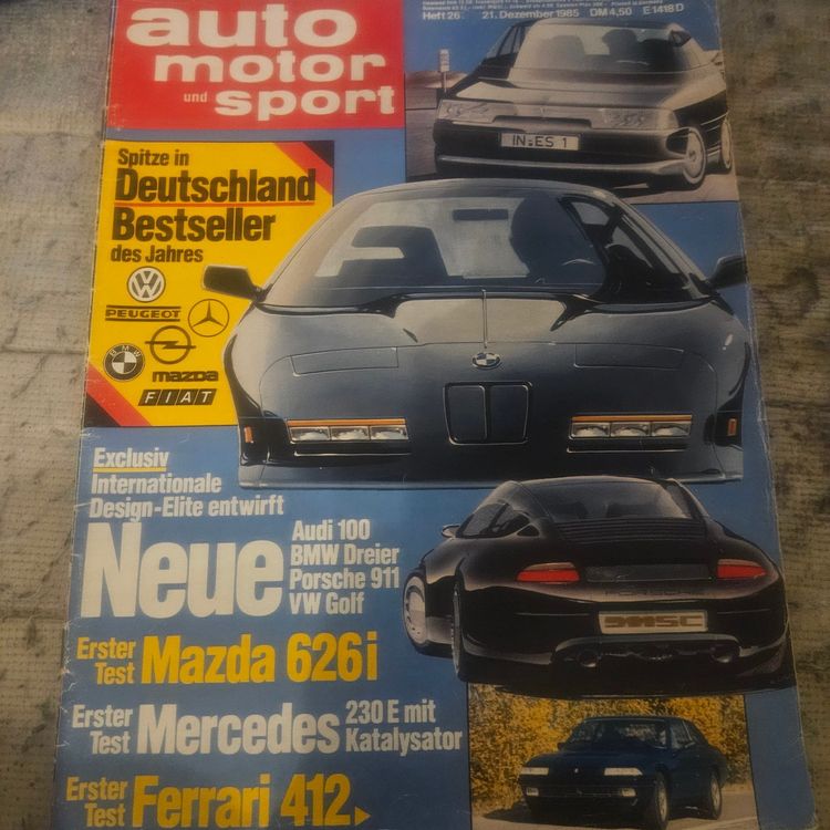 AMS 26/85 Ferrari 412 Morgan Plus 4/4 BMW Kelleners 335i xx (Gebraucht ...