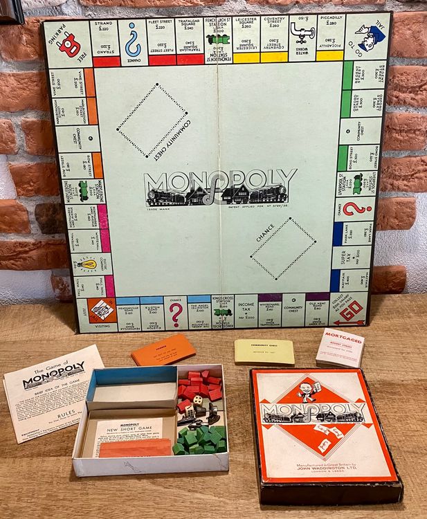1936 Waddigton MONOPOLY London Edition - Made in England (Gebraucht) in ...