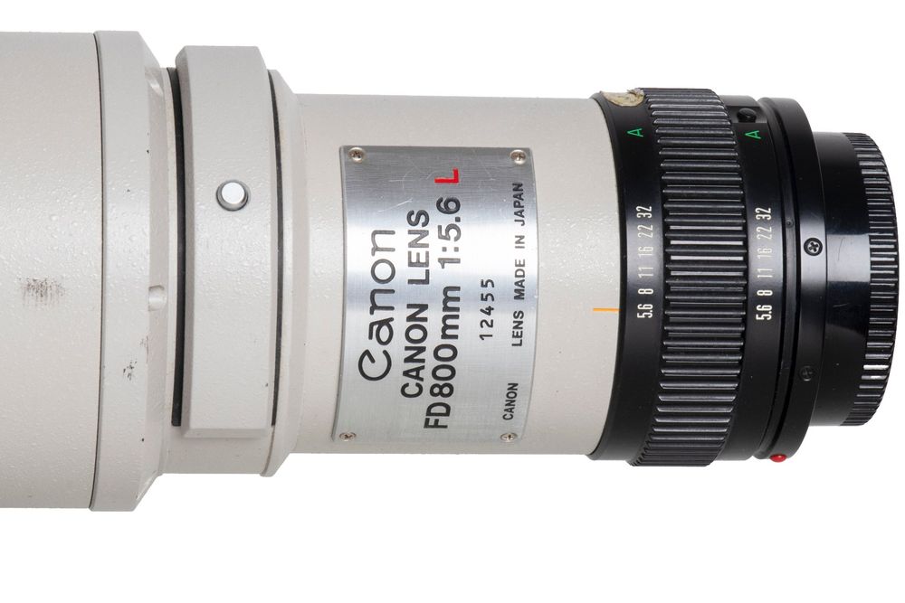 Canon 800mm f/5.6L FD Objektiv 800 m f5.6 L Lens 5.6 (Gebraucht) in ...