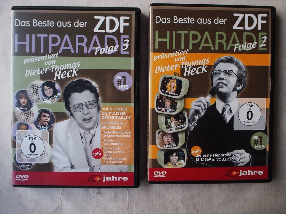 Die Kult-Box, 4 DVD, Dieter T. Heck, 40 Jahre ZDF Hitparade (Gebraucht ...