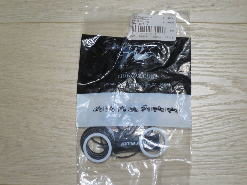 Fox Dämpfer Service Kit für DHX, Float, Rp23 & Brain (Neu und ...