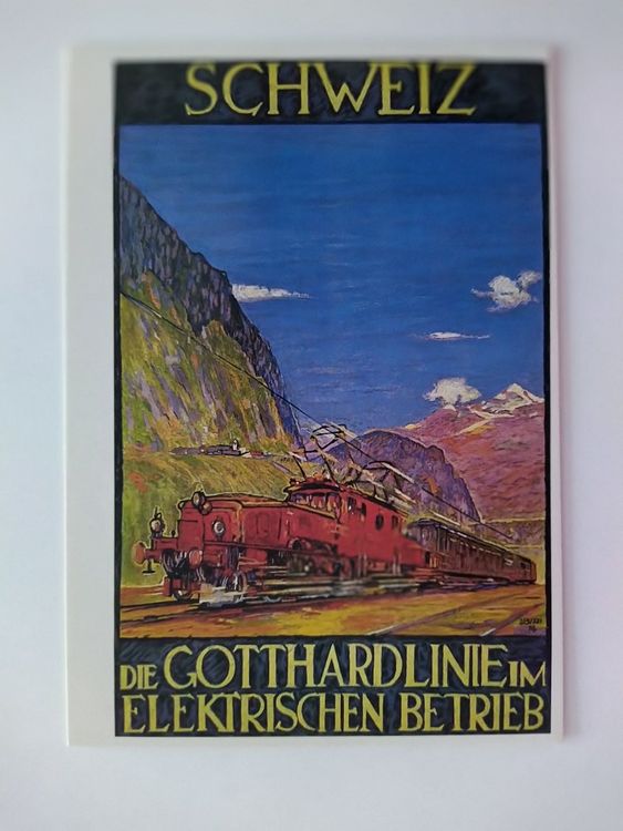 Gotthardbahn Postkarte, Historische Karte, Schweiz, Zug, ... (Gebraucht) in Ohmstal für CHF 0.5 ...